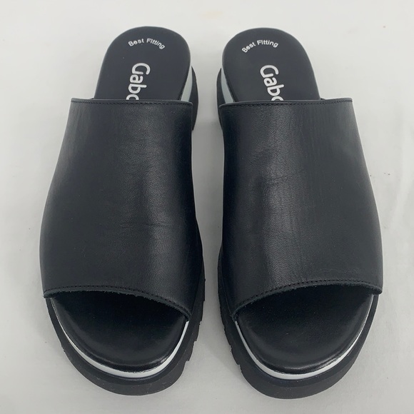 Gabor | Shoes | Gabor Platform Slide Sandal Sz4 Us 5 | Poshmark